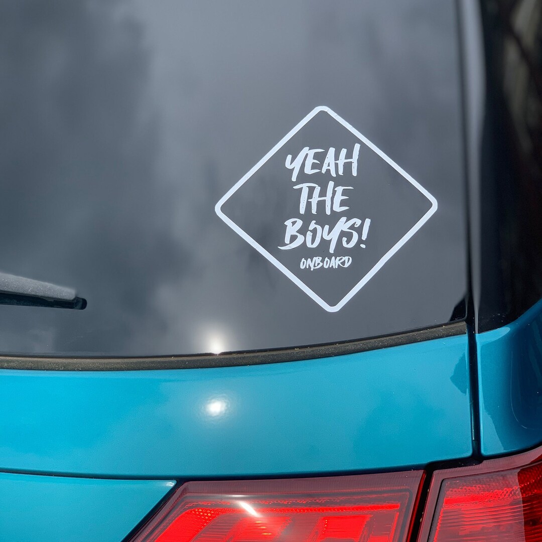Yeah the Boys Car Sticker, Yeah the Boys Car Decal, YTB Car Sticker ...