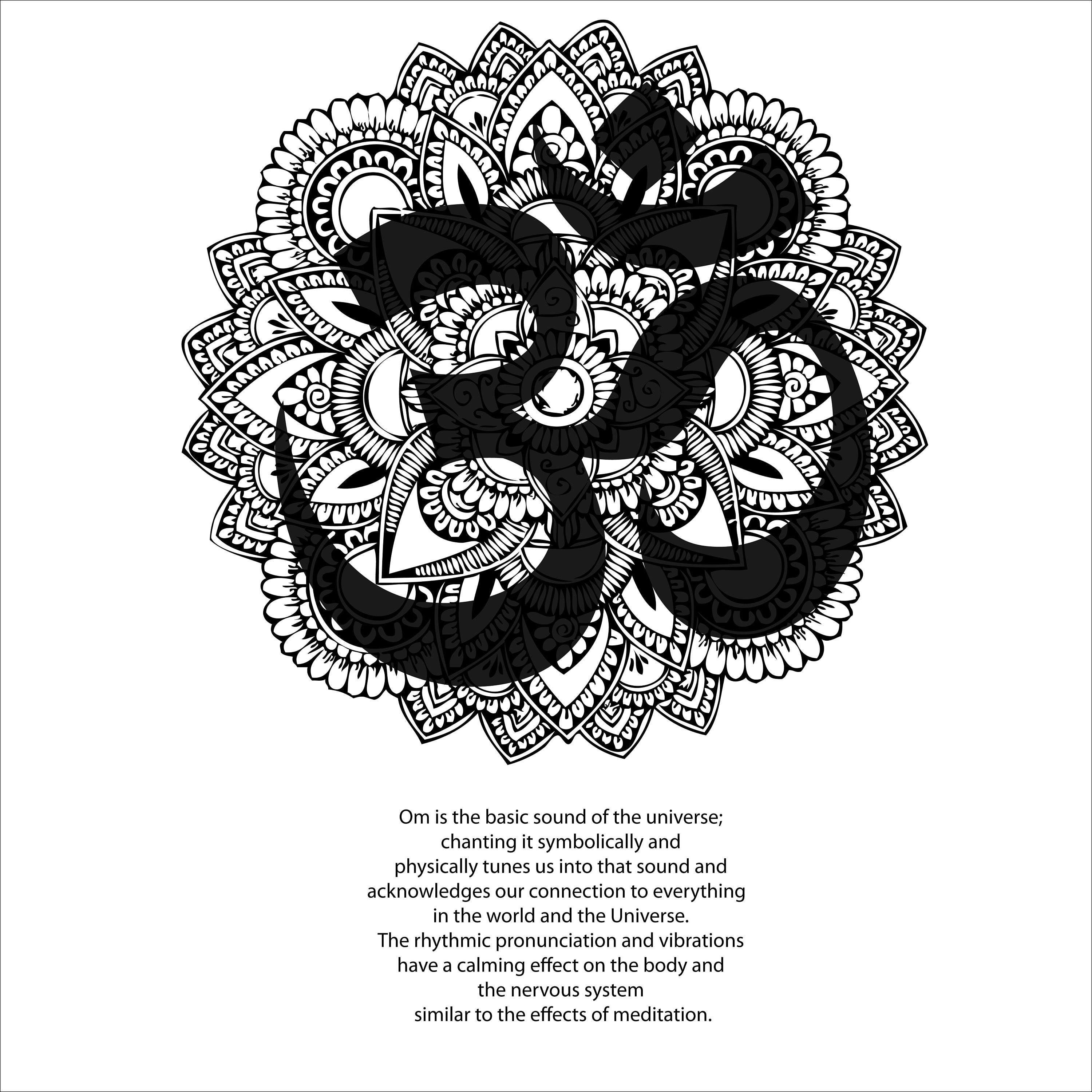 Aum Art, Aum Drawing Poster, Om Art, Wall Art, Picture, Home Décor ...