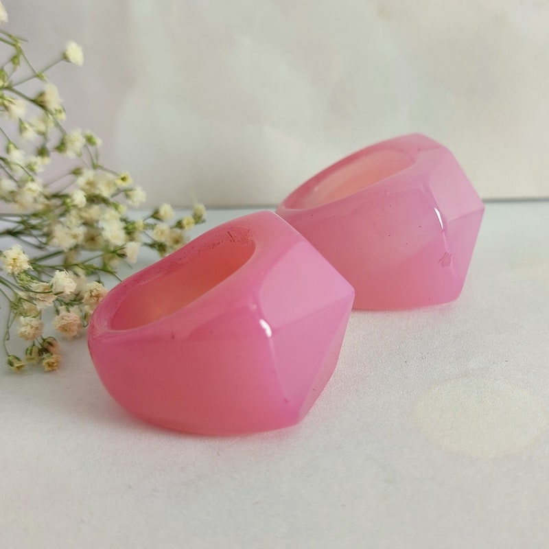 Pink Statement Ring - Etsy