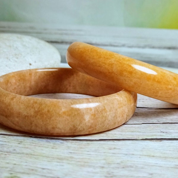 Orange Bangle Bracelet - Etsy