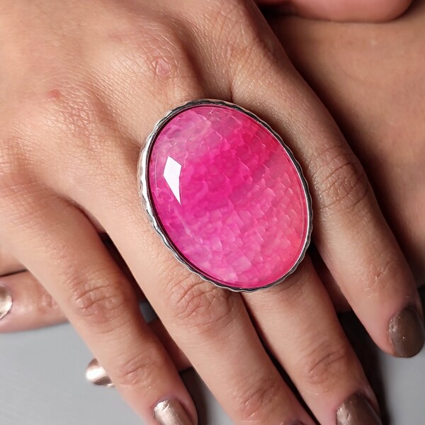 Pink Crackle Quartz - Etsy