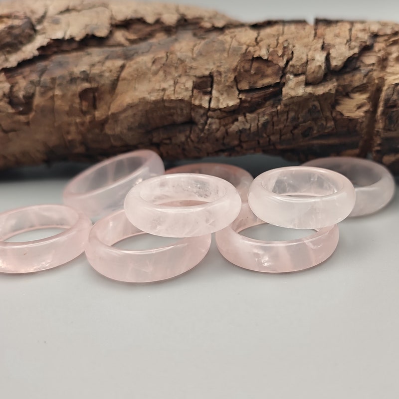 Rose Quartz Ring - Etsy