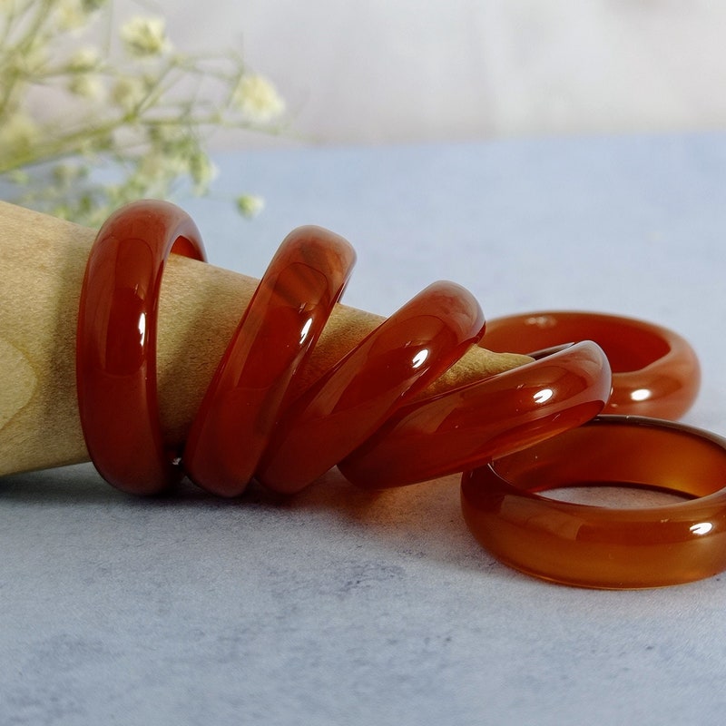 Red Stone Ring - Etsy