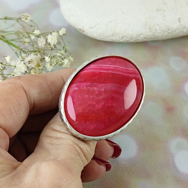 Large Stone Ring - Etsy