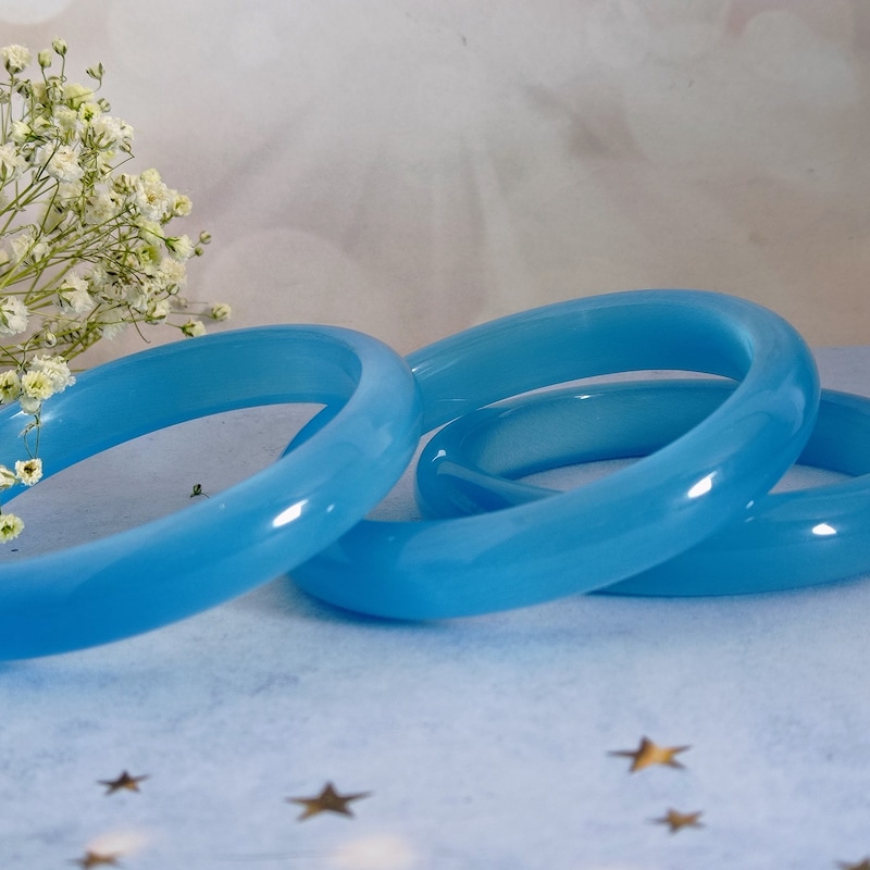 Stone Bangles - Etsy