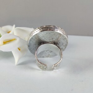 Large Peridot Ring Huge Statement Ring, August Birthstone Ring, Big ...