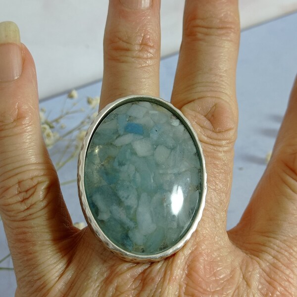 Oval Large Ring - Etsy