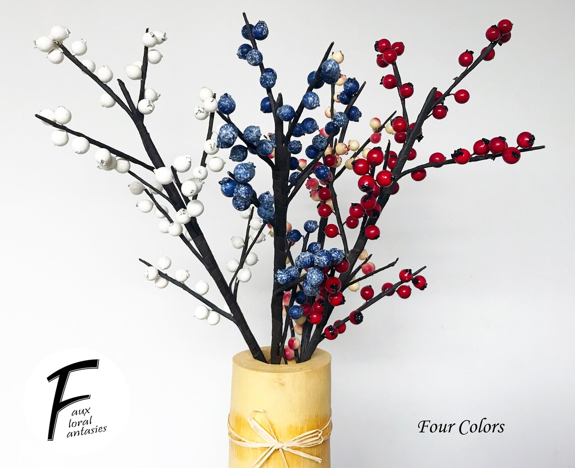 DIY Paper Flower Kit: Berry Branches Set of 2 Branches - Etsy