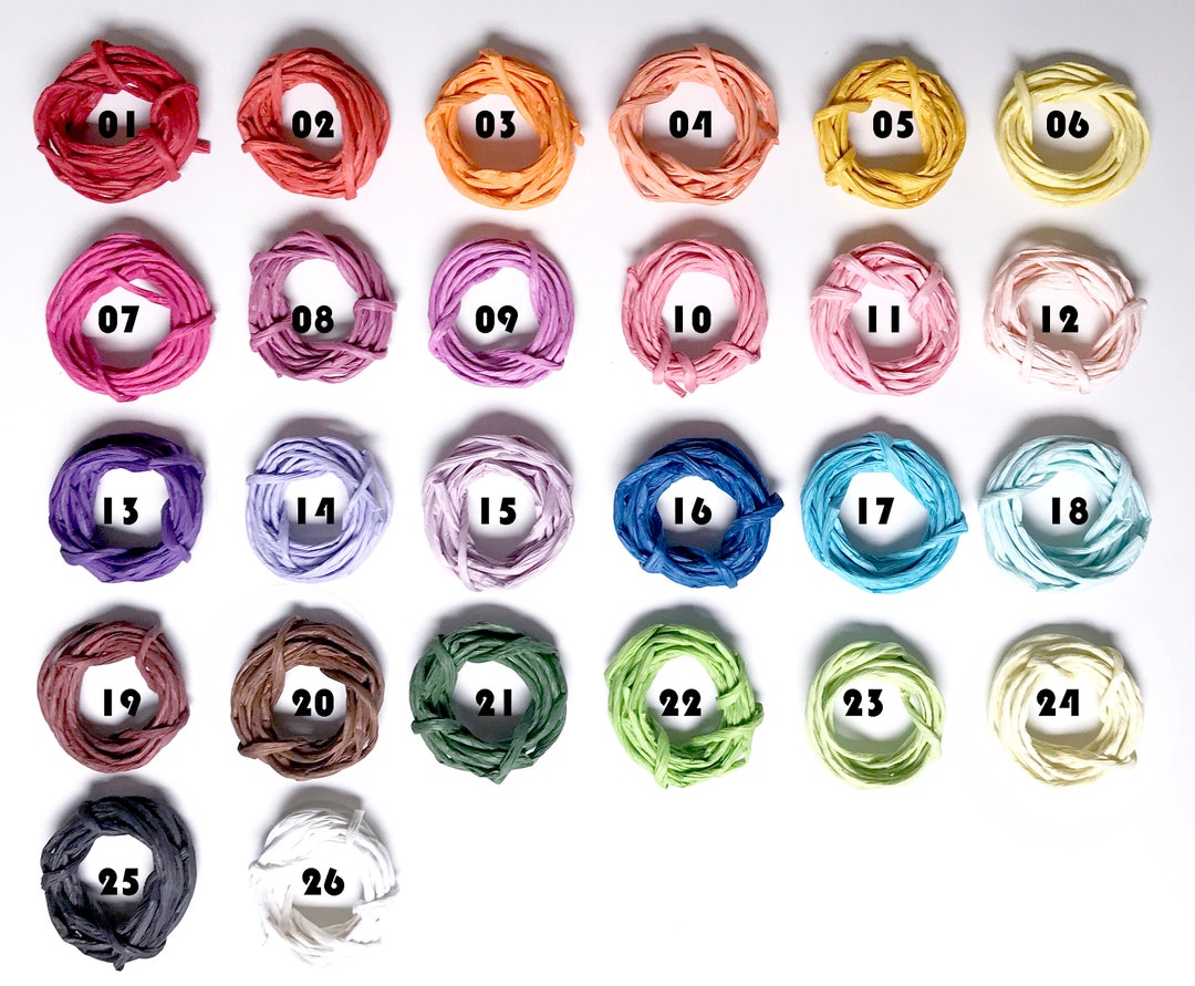 Twisted Paper | Paper Flower Masterial | 10 Feet per Color | Craft ...