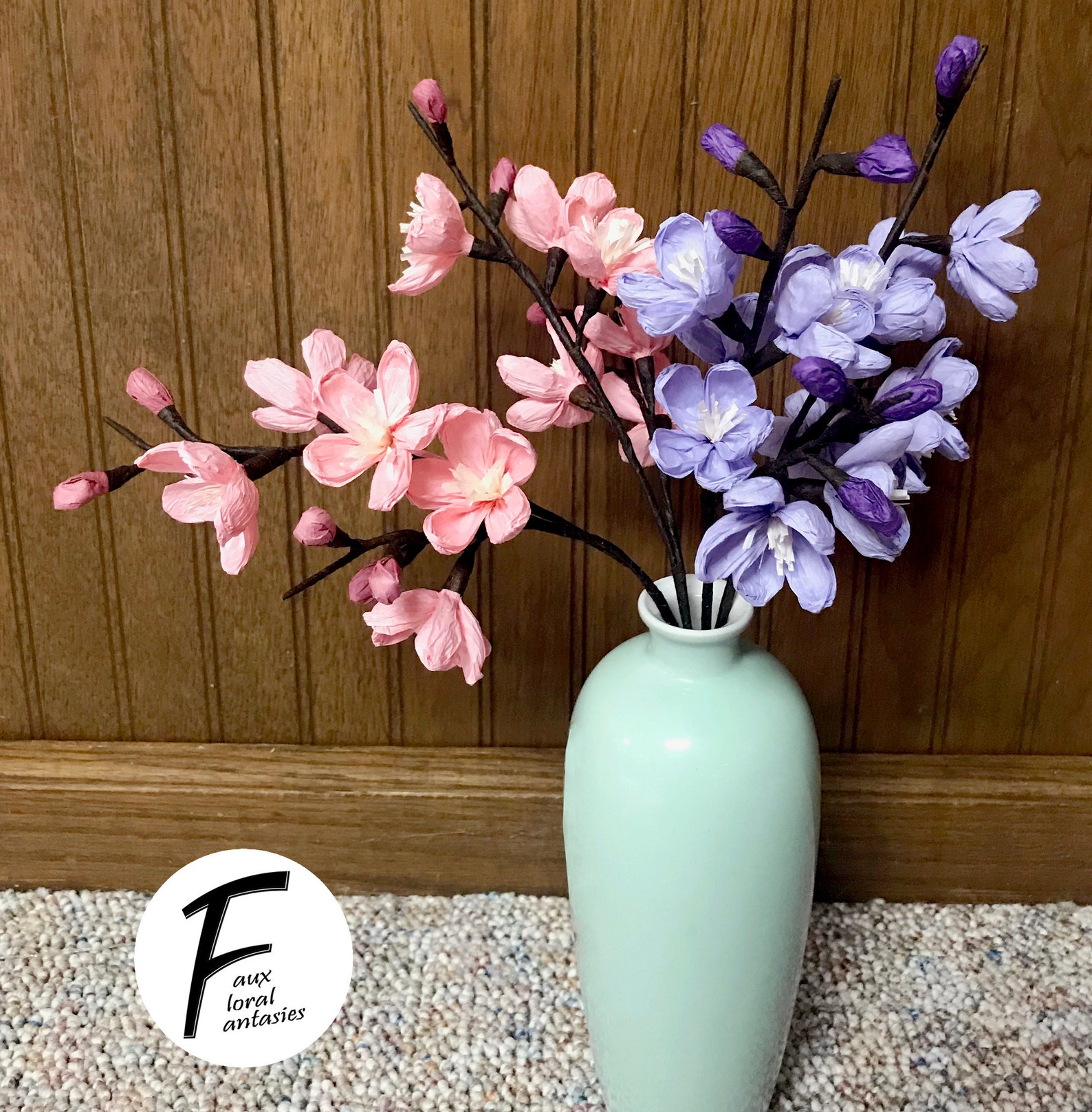 DIY Paper Flower Kit: Cherry Blossom | Set of 4 Branches | Gift for ...