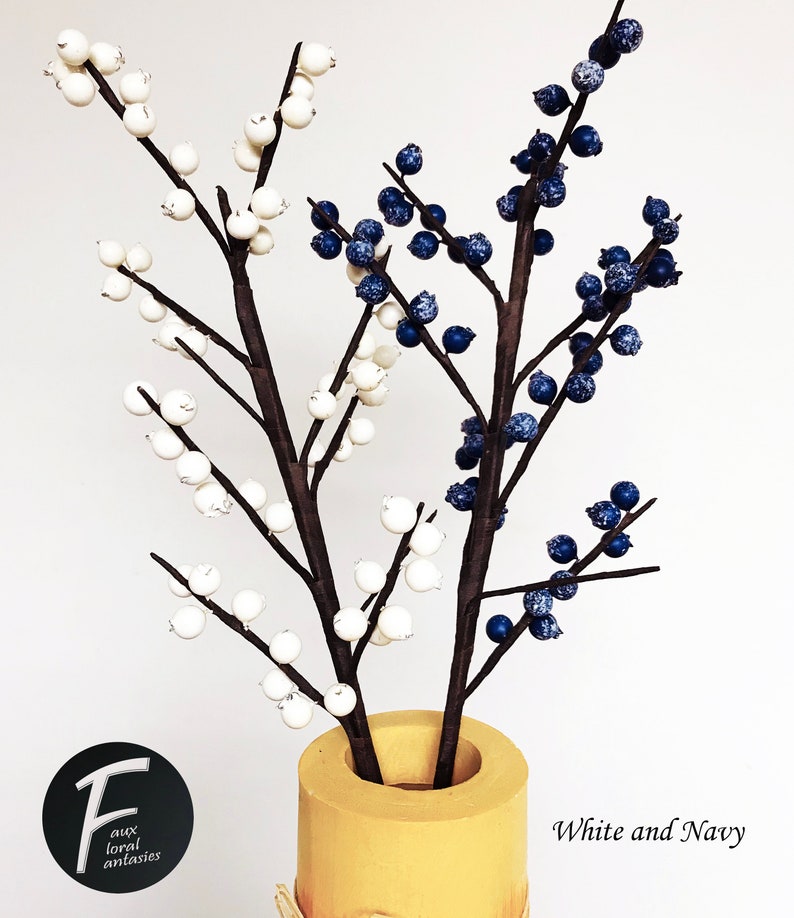 DIY Paper Flower Kit: Berry Branches Set of 2 Branches Gift for Loved ...