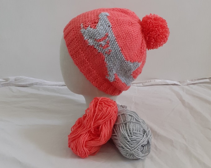 Puffin Hat PDF Knitting Pattern, Fair Isle Hat Easy Knit Pattern - Etsy UK