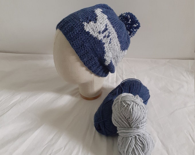 Puffin Hat PDF Knitting Pattern, Fair Isle Hat Easy Knit Pattern - Etsy UK