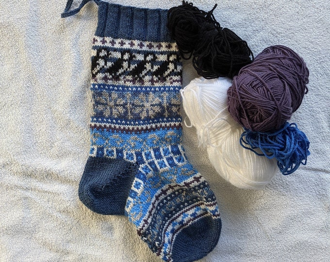 Puffin Hat PDF Knitting Pattern, Fair Isle Hat Easy Knit Pattern - Etsy