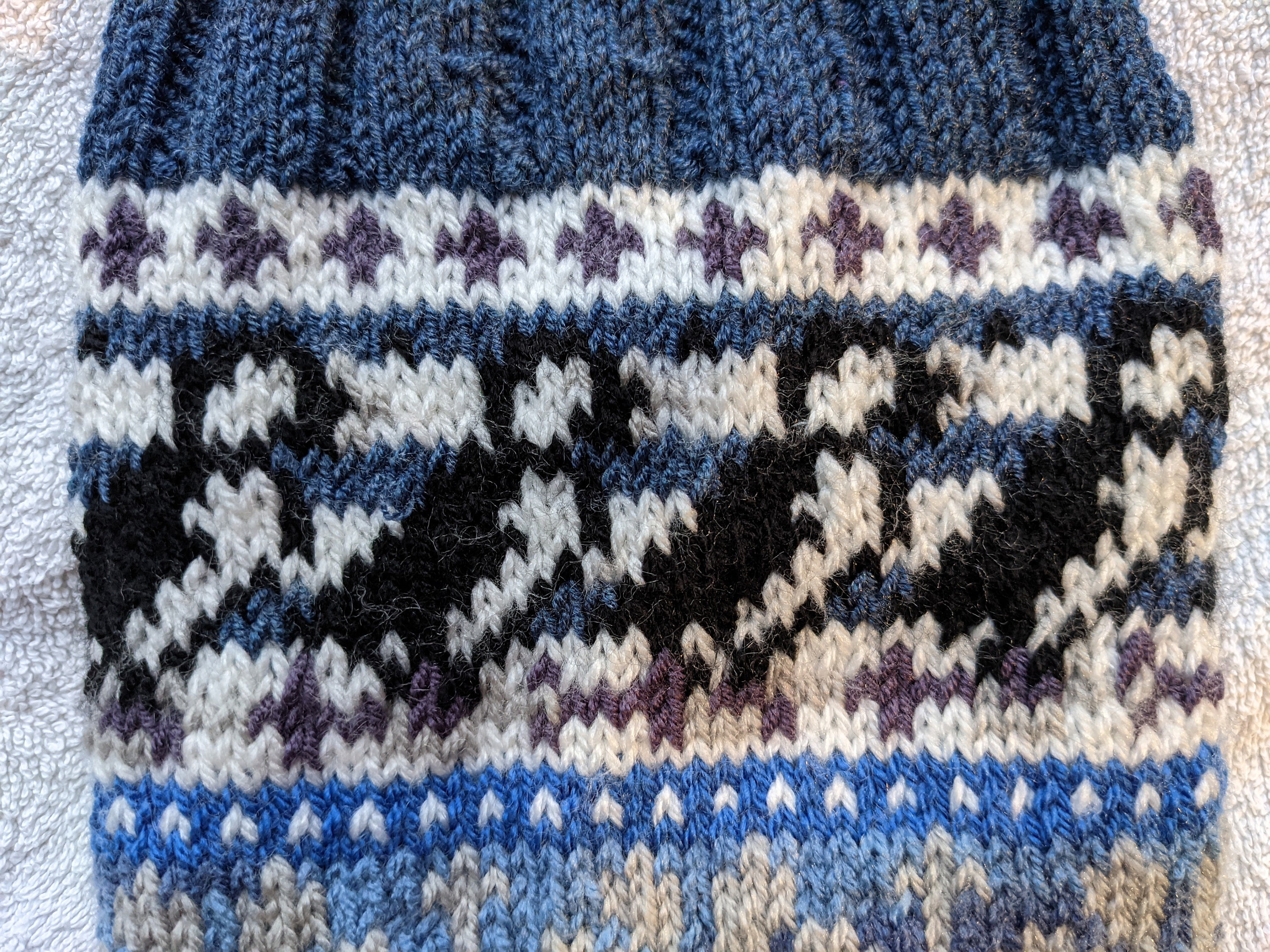 PDF Knitting Pattern Puffin Christmas Stocking Fair Isle - Etsy