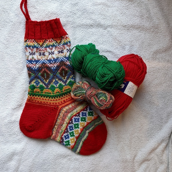 Fair Isle Stockings - Etsy