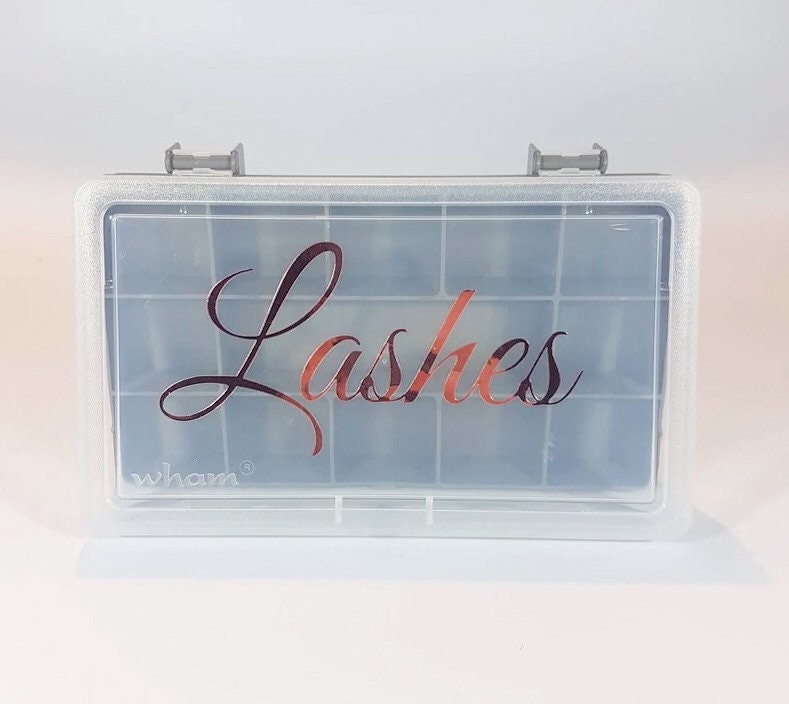 Personalised Eyelash Plastic Storage Boxes - Storage, Organiser ...