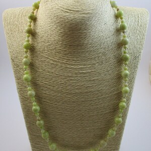 Lemon Jasper Sterling Silver Necklace Matching Earrings 10 | Etsy