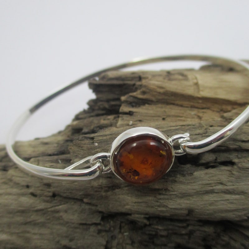 Amber Bangle - Etsy