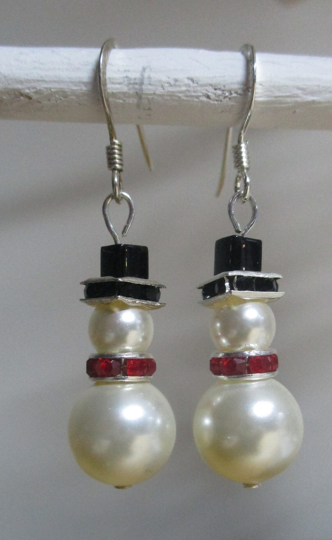 Christmas Snowmen Earrings in Sterling Silver Christmas Stocking Filler ...