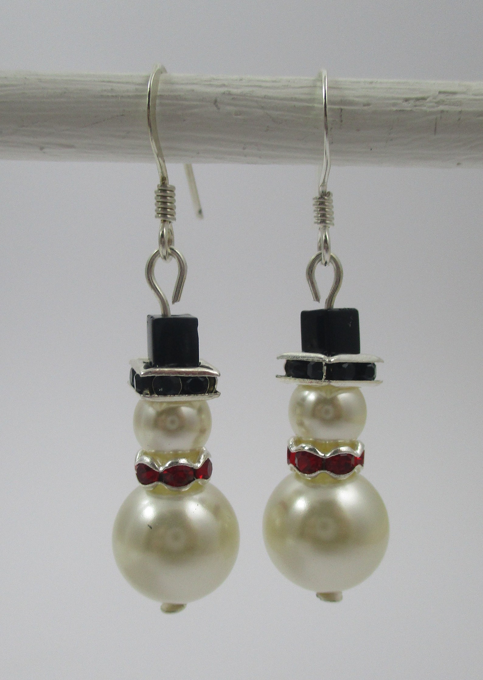 Christmas Snowmen Earrings in Sterling Silver Christmas Stocking Filler ...