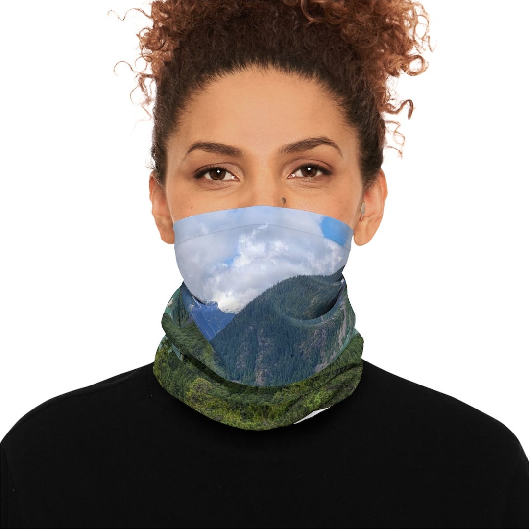 Lightweight Outdoor Northern Cascades Mountain Theme Neck Gaiter Buff ...
