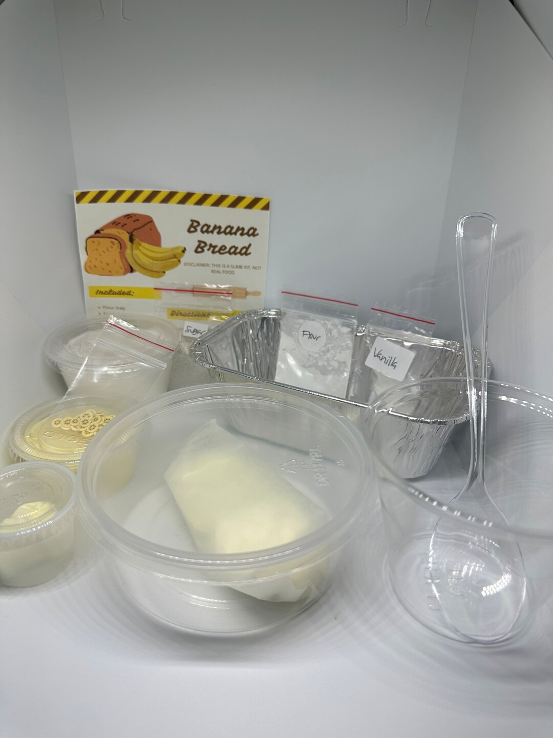 Banana Bread, Slime Kit, Slime Baking Kit - Etsy