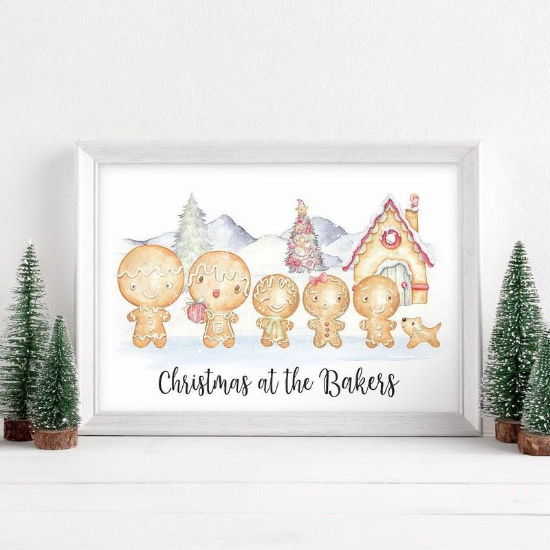 Gingerbread Family - Etsy