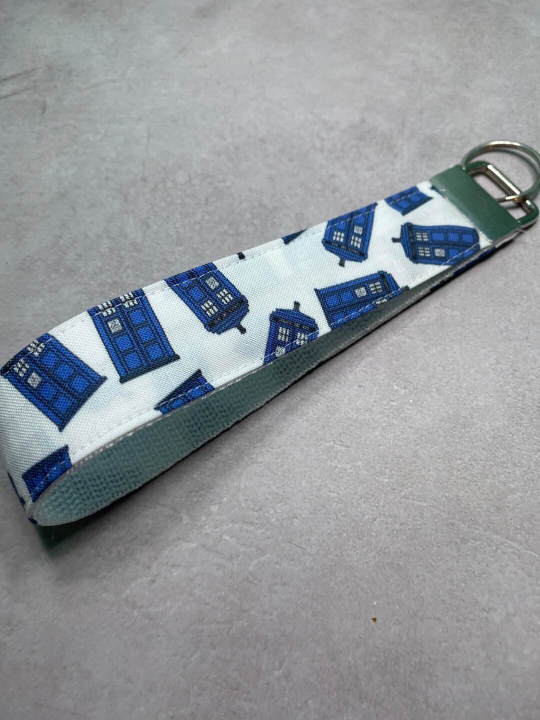 Dr Who Tardis Police Box Phone Booth Wristlet Lanyard - Etsy