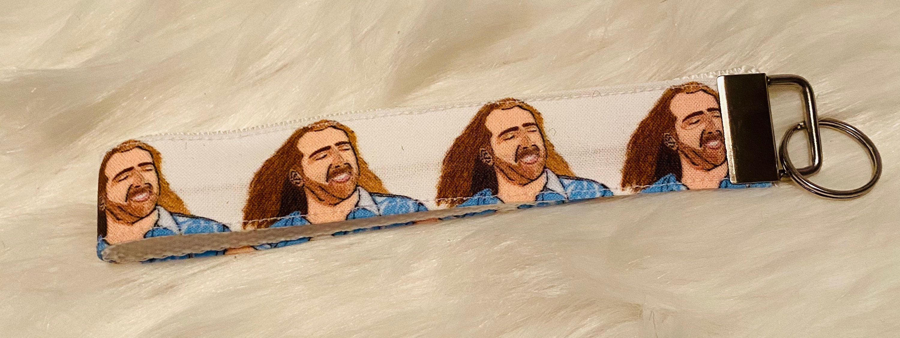 Con air Nicolas Cage keychain wristlet lanyard Cameron poe | Etsy