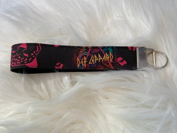Def Leppard Rock Band Wristlet Lanyard Keychain | Etsy
