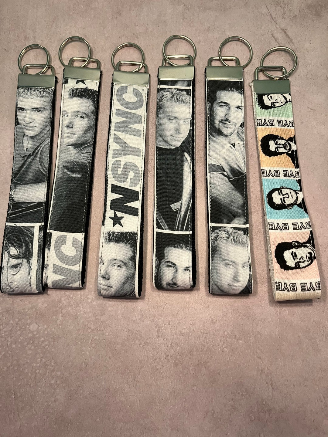 Nsync 90’s Boy Band Wristlet Keychain Lanyard - Etsy