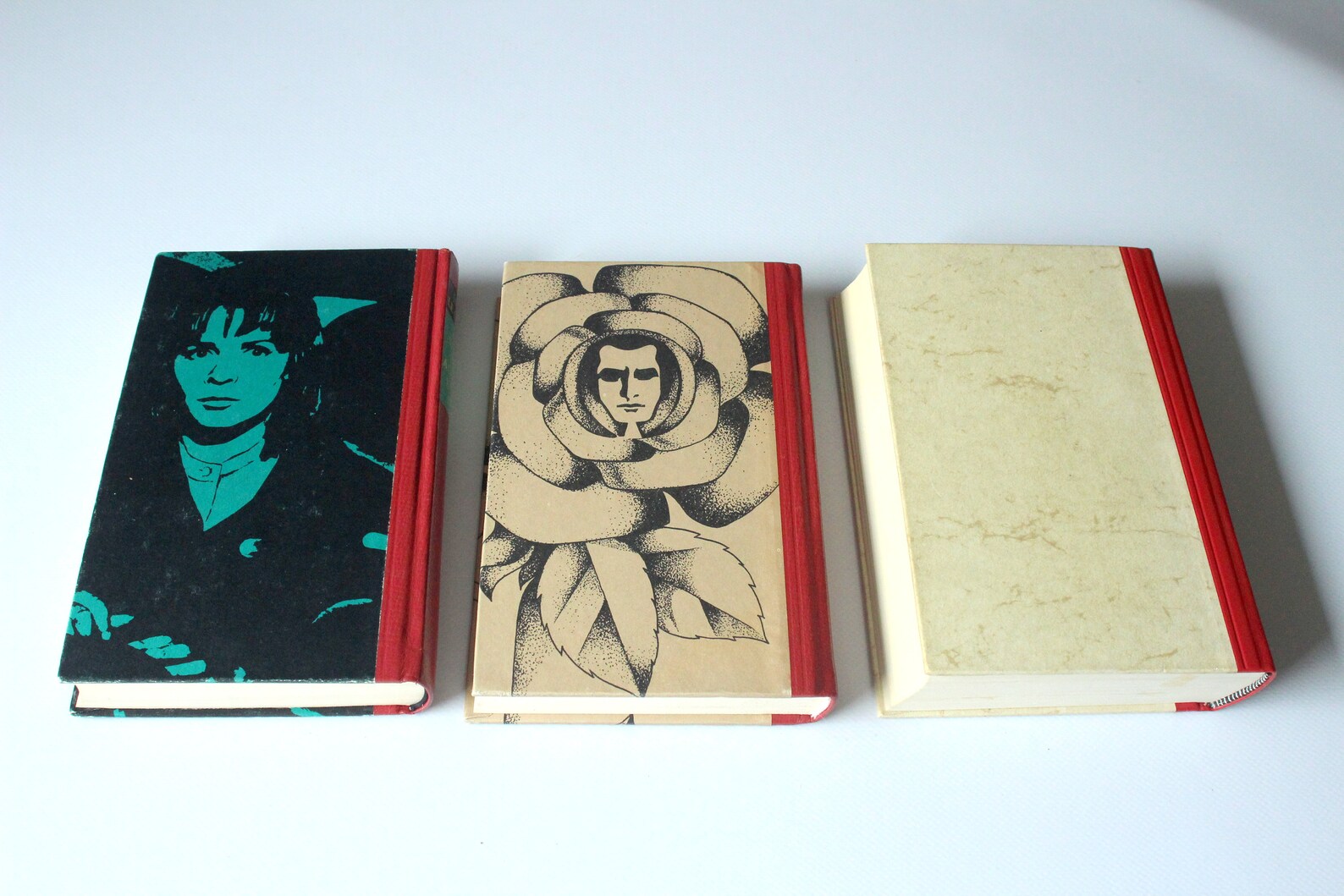 3 Beautiful Old Books From the 1950s Vintage Mid Century Books ...