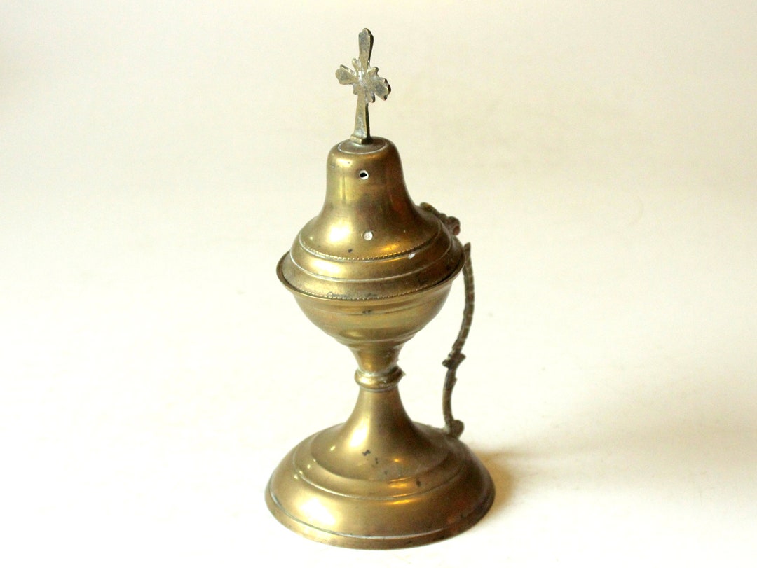 Old Frankincense Vessel Frankincense Distiller Incense Brass Vintage ...