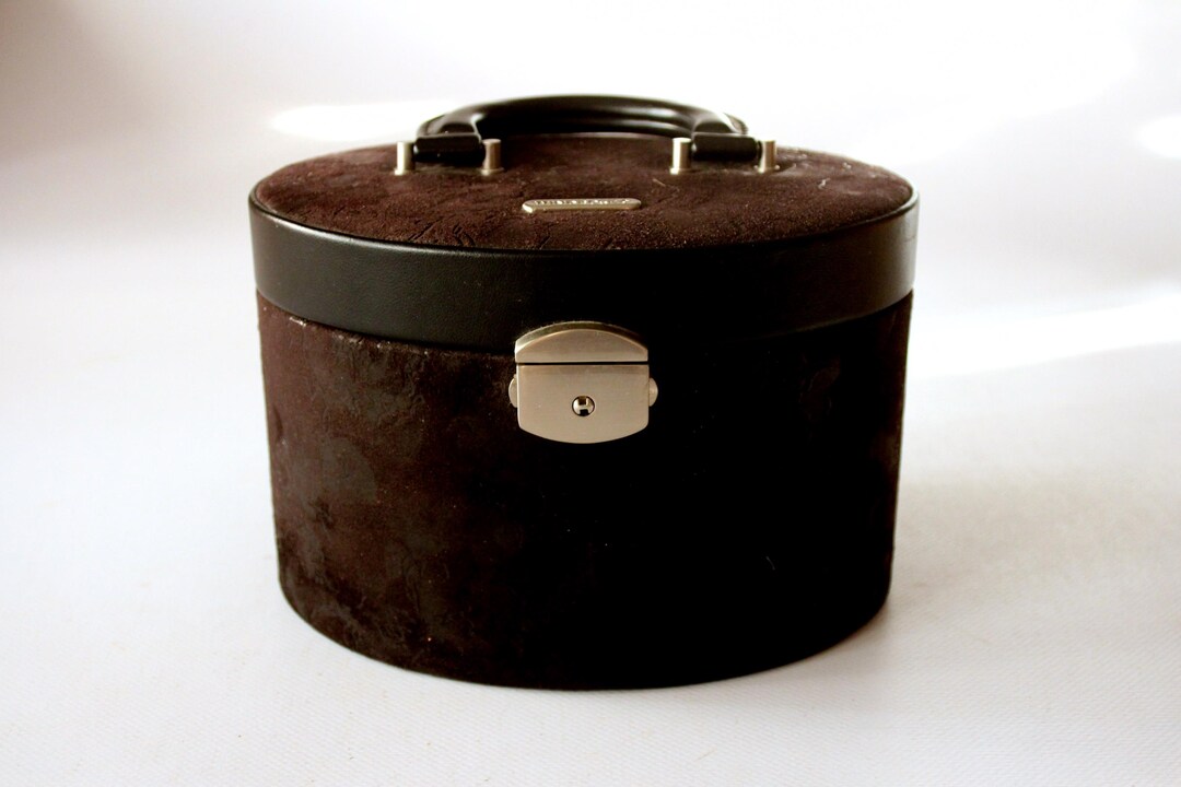 Windrose Jewelry Box Vintage Casket With Mirror Suitcase Box Jewelry ...