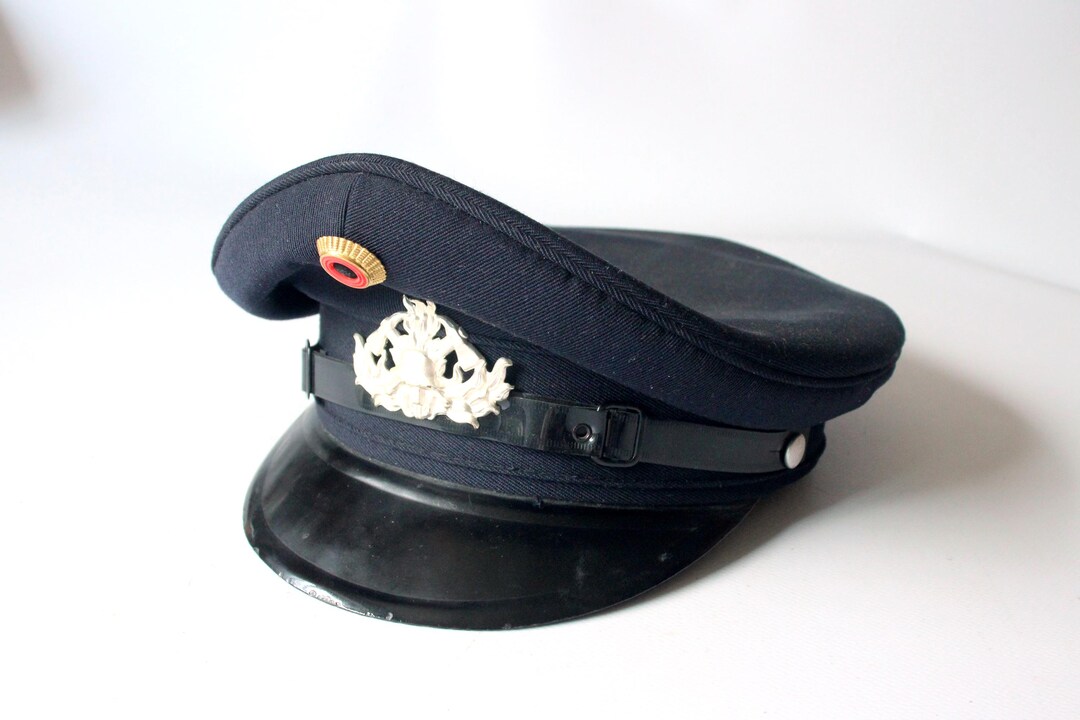 Sailor's Cap Captain's Cap Prince Heinriche Cap Hat Skipper Dark Blue ...