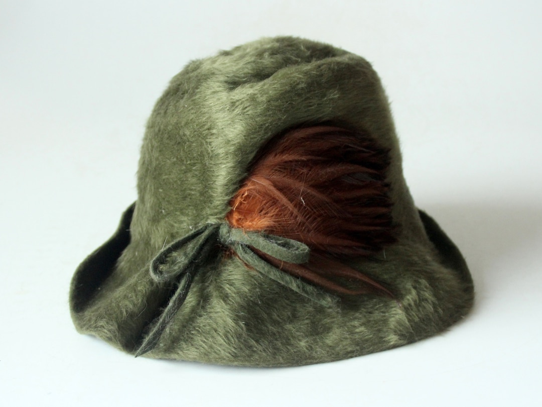 Rockabilly Hat Vintage Felt Hat 50s Women's Hat Bavarian Hat Women ...
