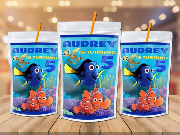 Finding Nemo Thank You Tags Digital File Instant Download - Etsy Canada