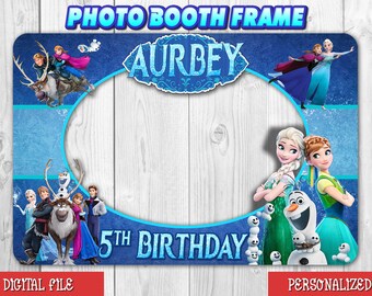 Frozen Photo Booth | Etsy
