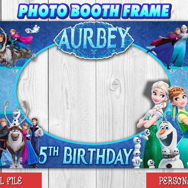 Frozen Photo Booth - Etsy