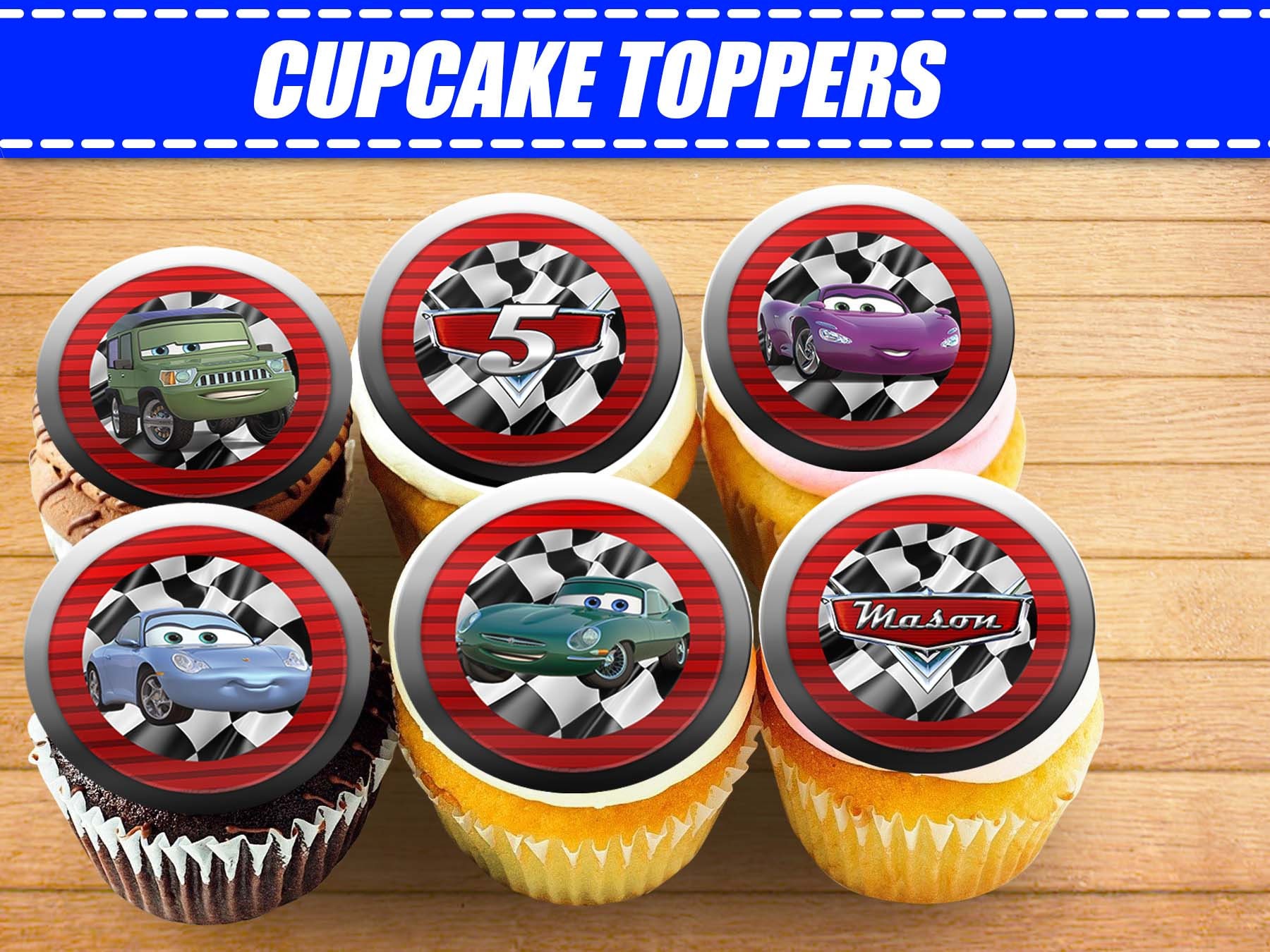 Cars Cupcake Design