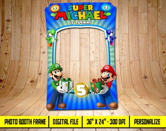 Super Mario Photo Frame - Etsy