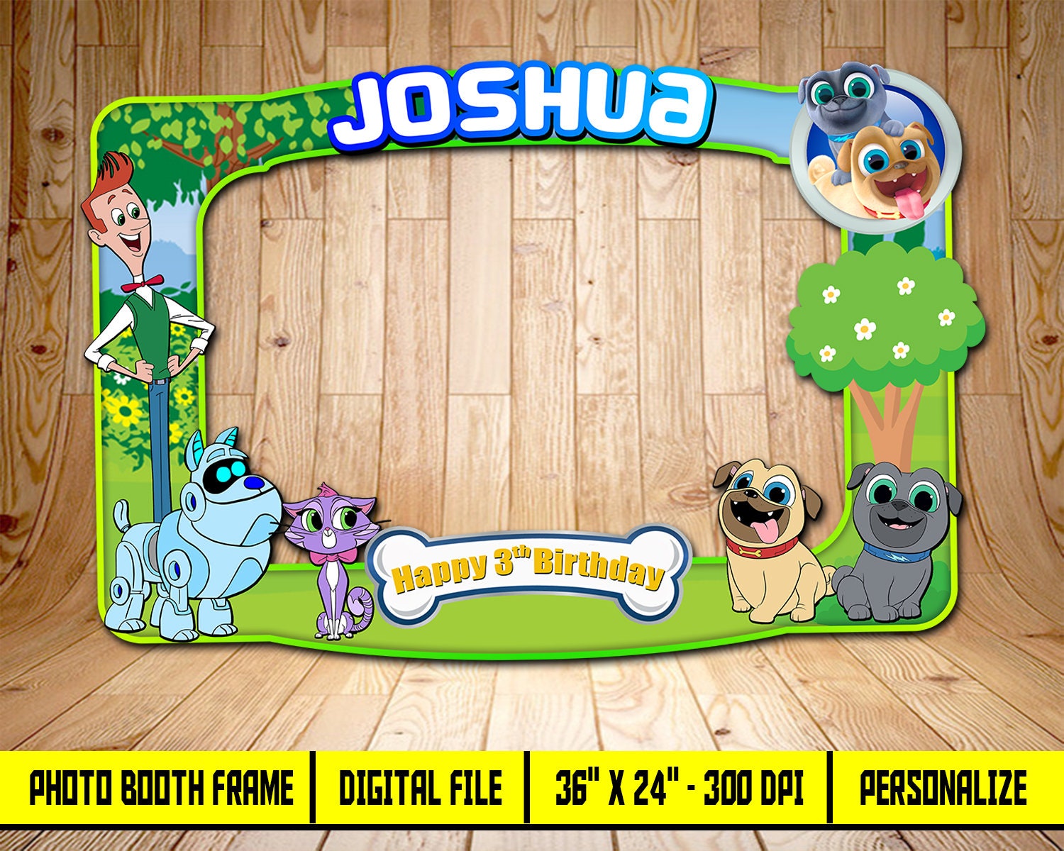 Puppy Dog Pals Puppy Dog Pals Photo Booth Frame Birthday - Etsy