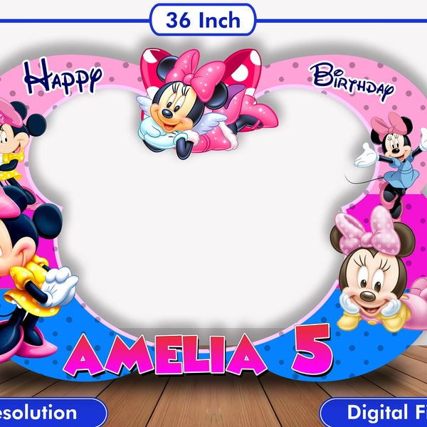 Minnie Mouse Frame - Etsy