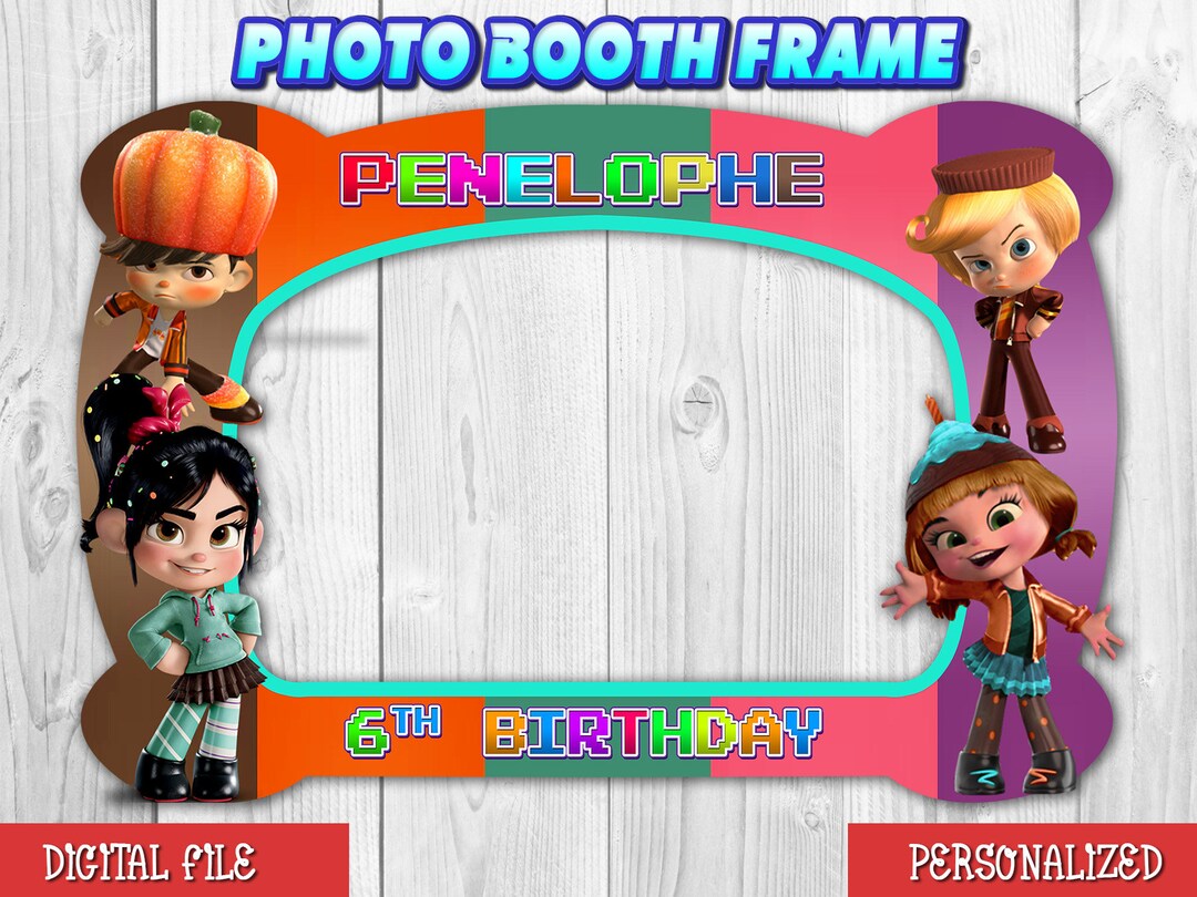 Wreck It Ralph Photo Booth Frame Wreck It Ralph Birthday - Etsy
