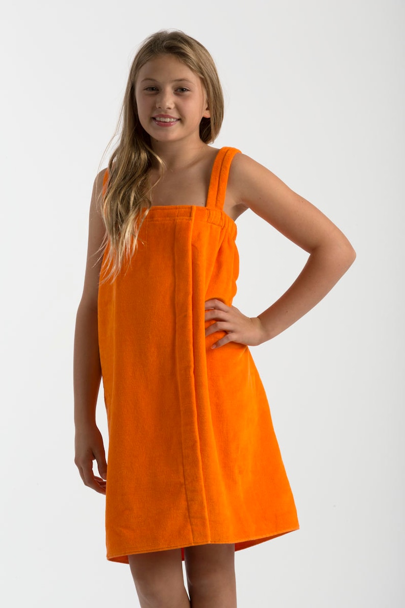 Personalized Terry Cotton Spa Wrap for Girls - Solid Color Spa Wrap ...