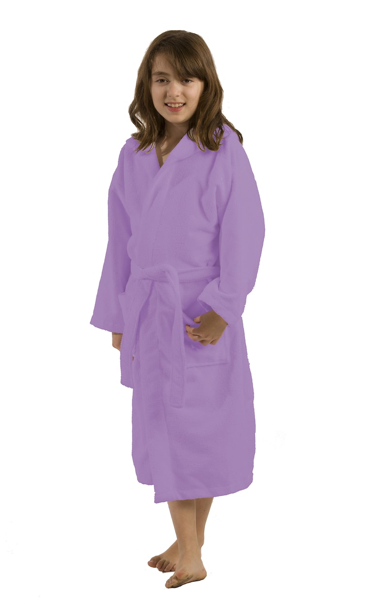 Personalized Microfiber Hooded Robe for Boys and Girls, Unisex Kids ...