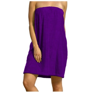 Personalized Women's Spa Wrap Towels - Cotton Blended Spa Wrap for ...