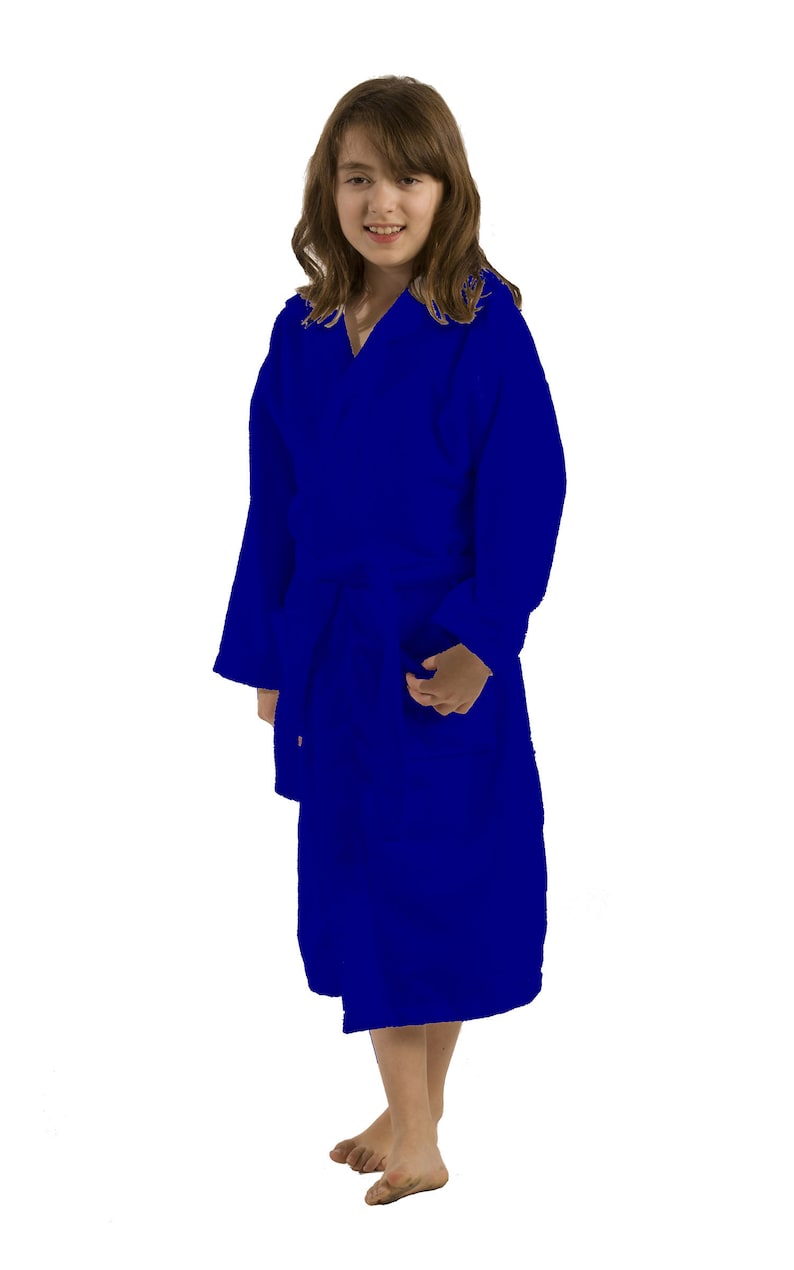Personalized Microfiber Hooded Robe for Boys and Girls, Unisex Kids ...