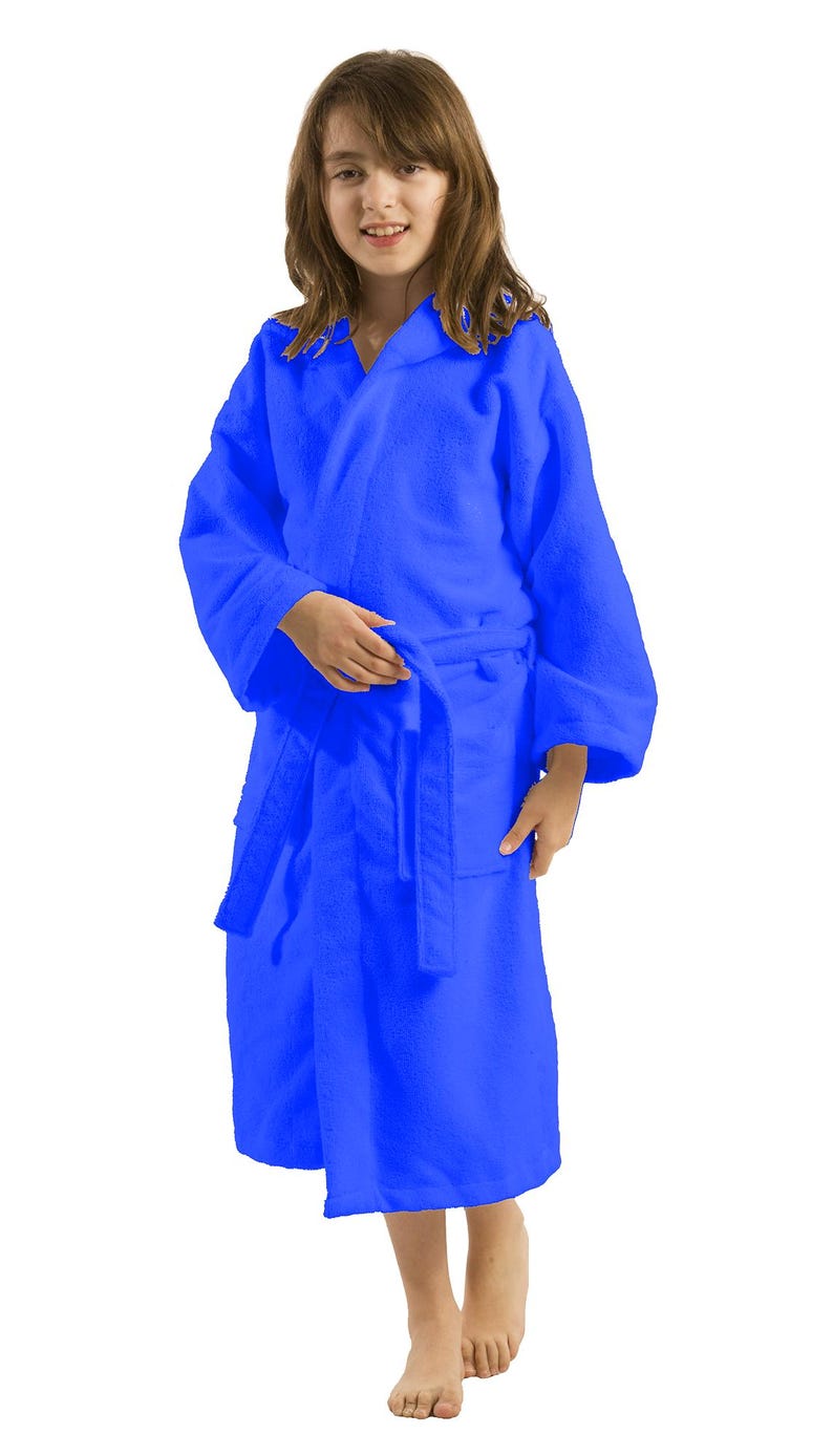 Personalized Microfiber Hooded Robe for Boys and Girls, Unisex Kids ...